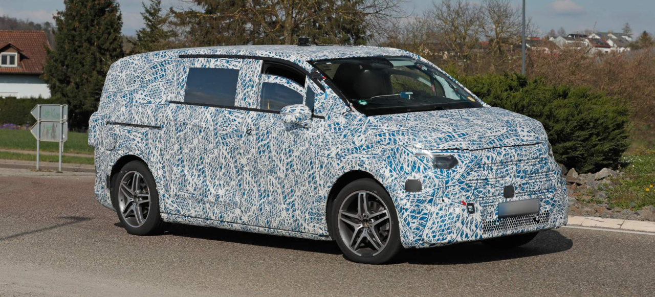 Mercedes-Benz Erlkönig erwischt: Fotos und Video von der elektrischen V ...